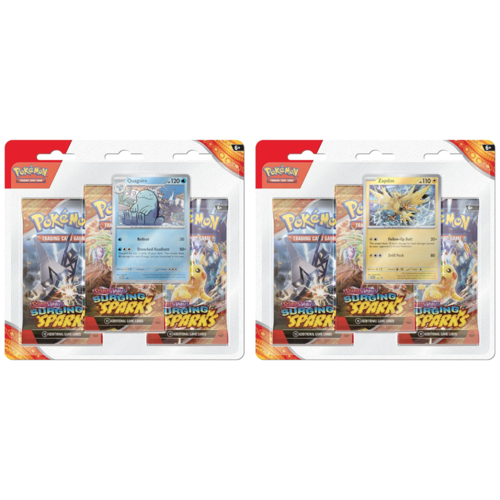 Pokémon TCG: Surging Sparks Triple Blister | Eclipse Gaming